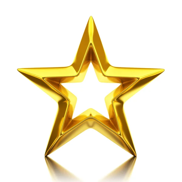 Shiny golden star — Stock Photo © SSilver #89234166