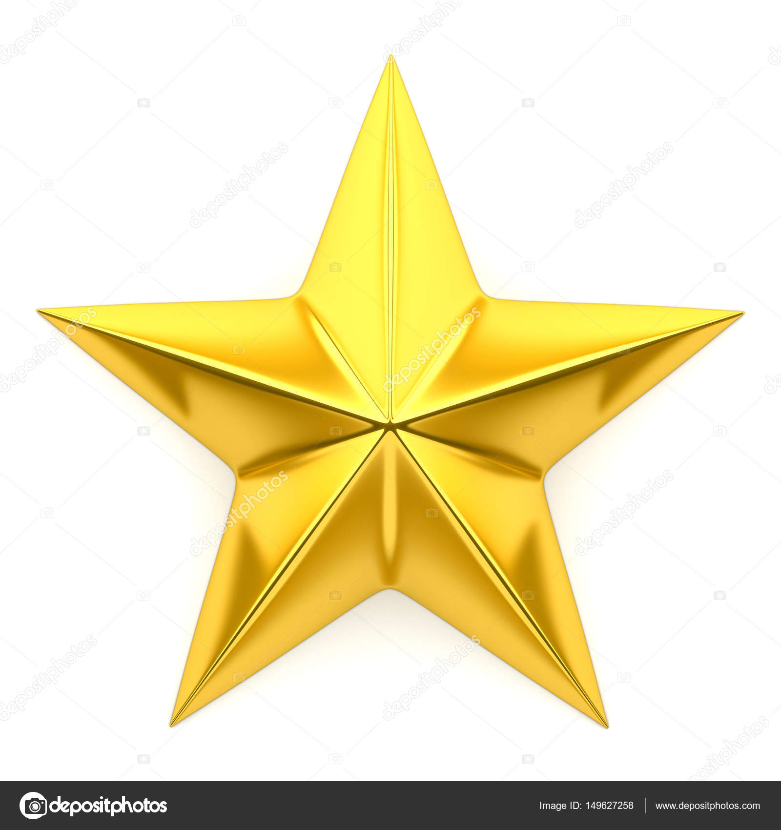 Shiny golden star Stock Photo by ©SSilver 149627258