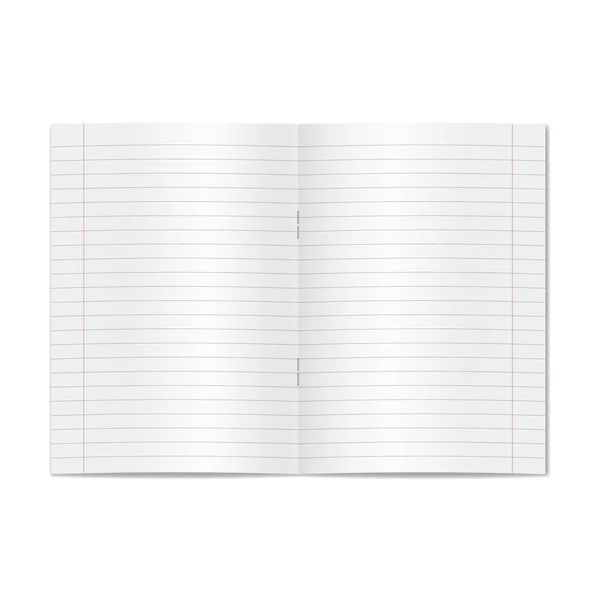 Square notebook, realistic lined mockup Stock Vector by ©tatahnka23 ...