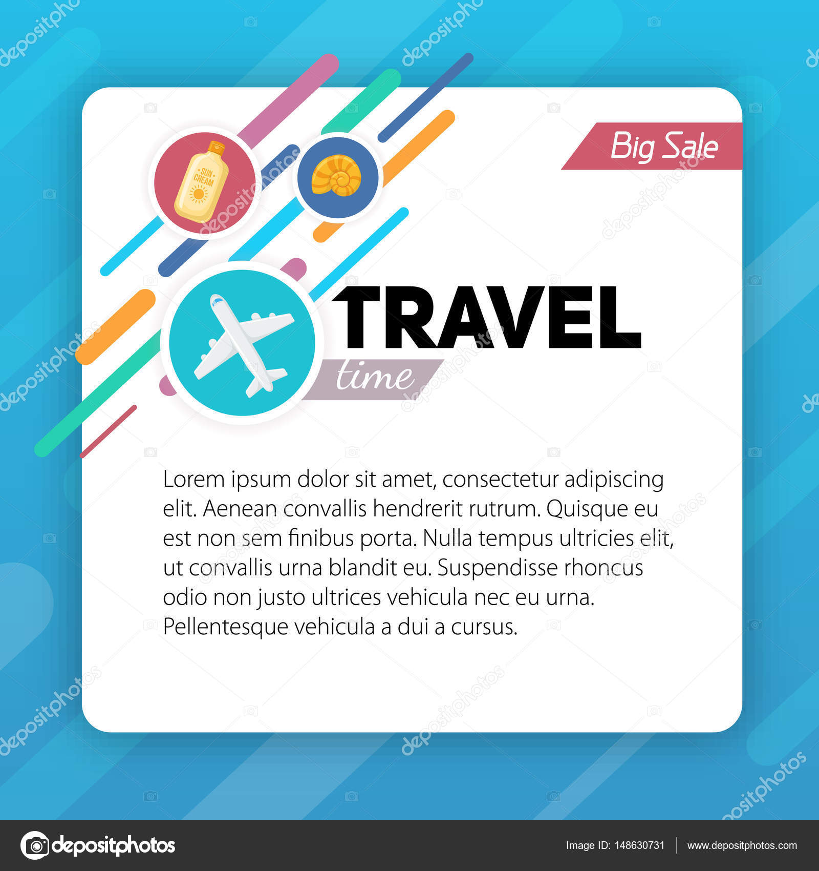 Airplane symbol and place for your text. Stock Vector Image by ©Chuhail ...