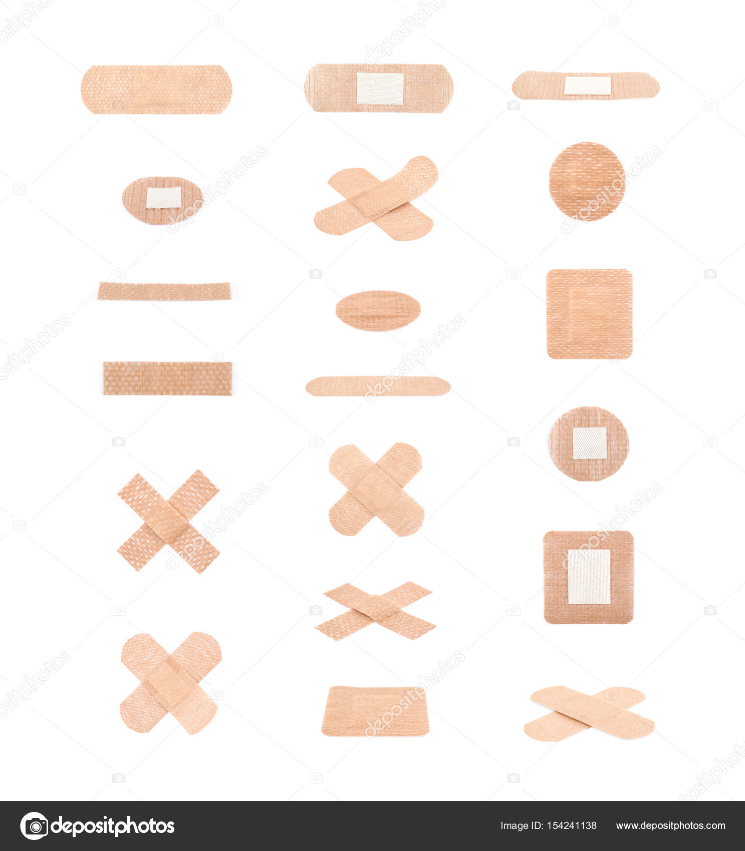 Adhesive bandage sticking plaster Stock Photo by ©nbvf89 154241138