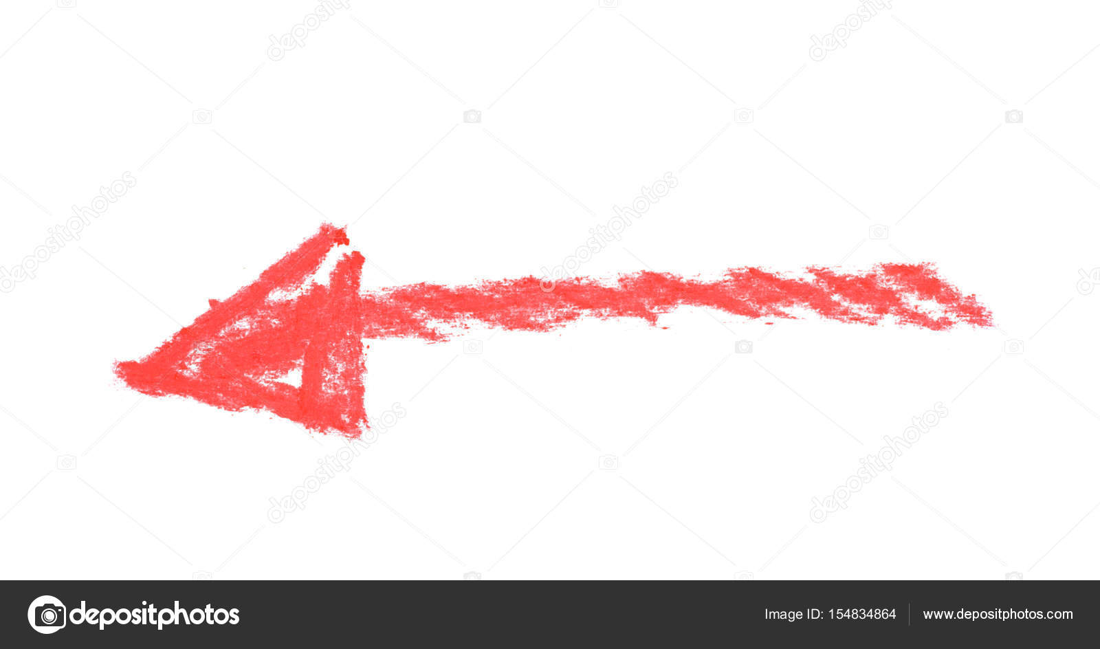 Hand drawn arrow symbol isolated Stock Photo by ©nbvf89 154834864