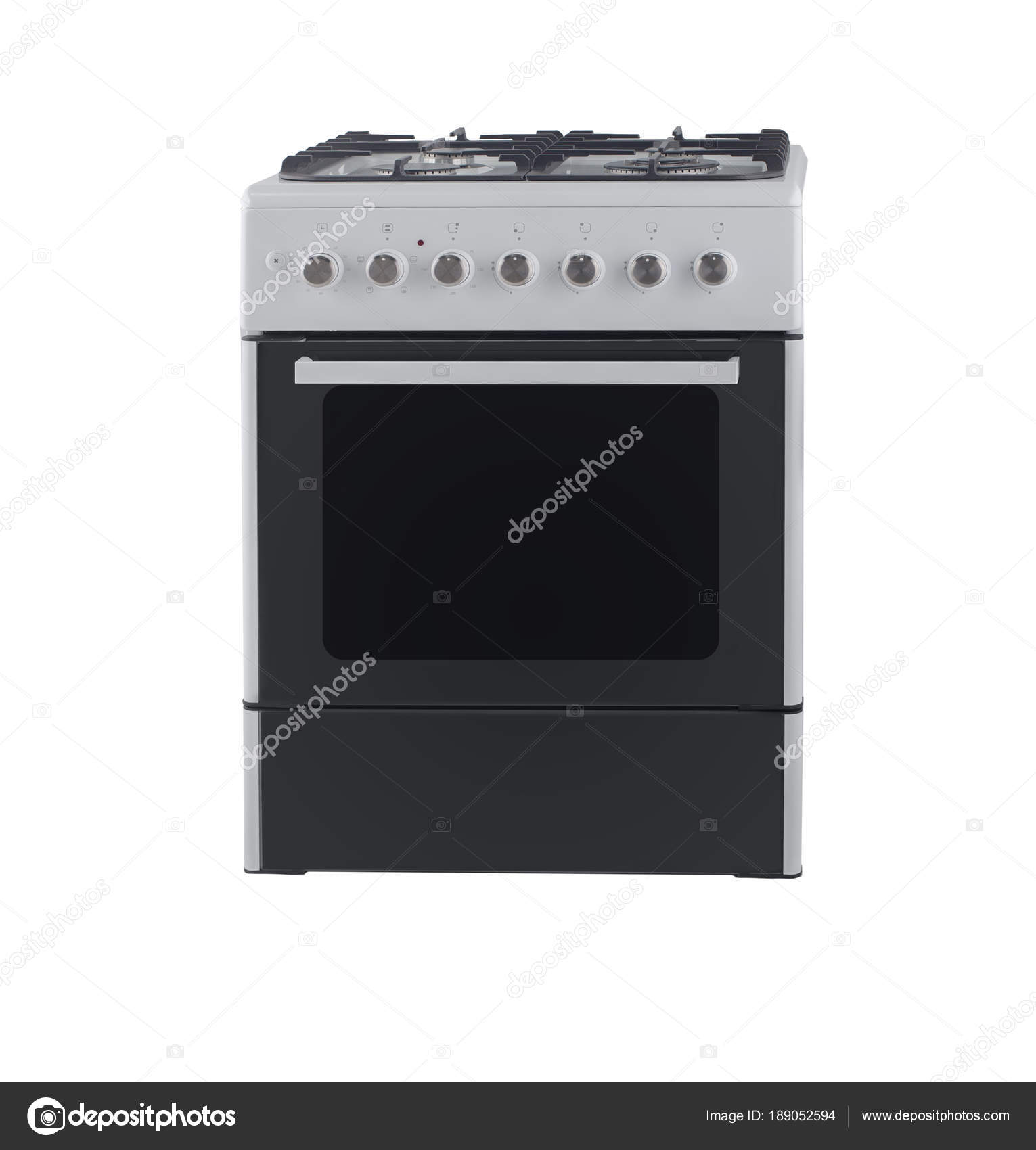 Gas cooker isolated on white Stock Photo by ©maxroje 189052594