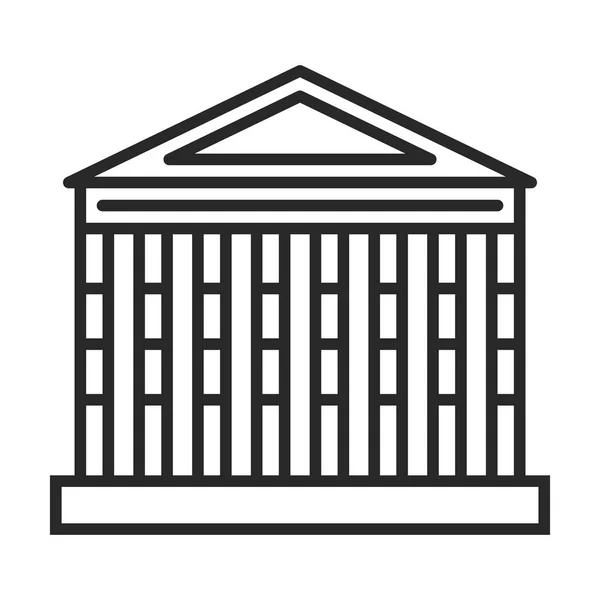 Antique roman temple stylized vector background — Stock Vector © 0mela ...