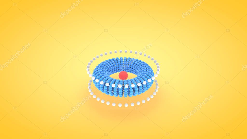 Ilustraci n de matriz at mica de toros isom tricos, representaci n 3D 2024