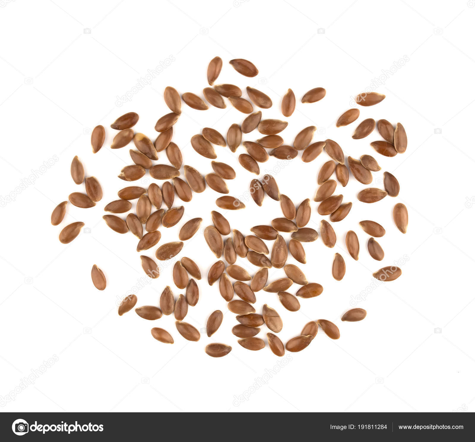 Linseed on a white background. Also known as Linseed, Flaxseed a — Stock Photo © Fernati2007 ...