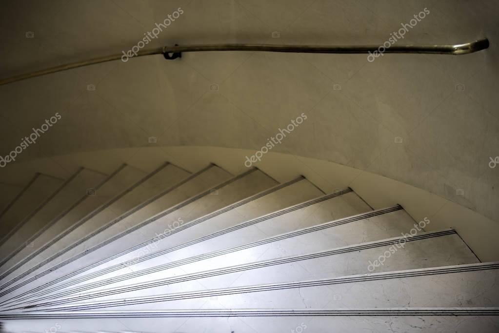 Turning marble stairs Stock Photo by ©njaj 129030490