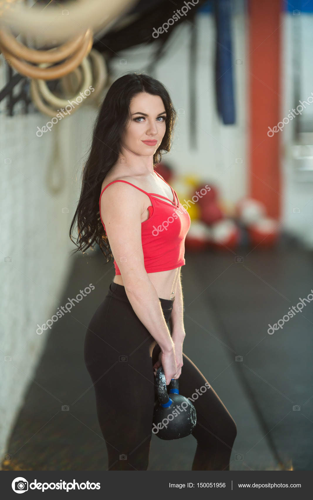 Beautiful girl in training Stock Photo by ©Zoom01 150051956