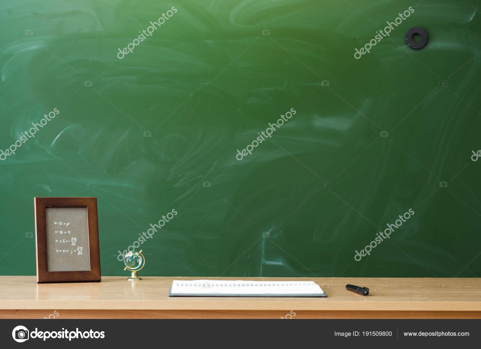 Teacher Student Desk Table Education Background Education Concept ...