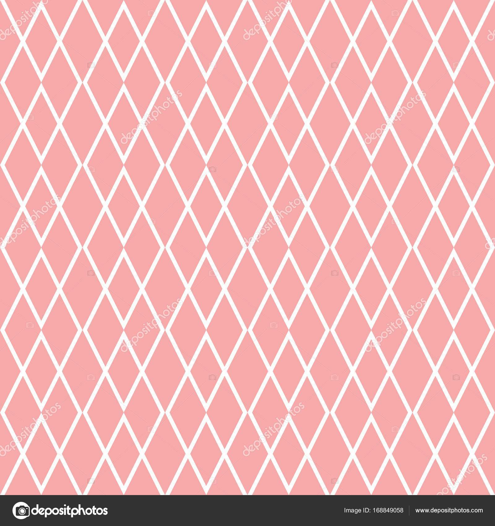 Pink and white tile vector pattern Stock Vector Image by ©mala-ma ...