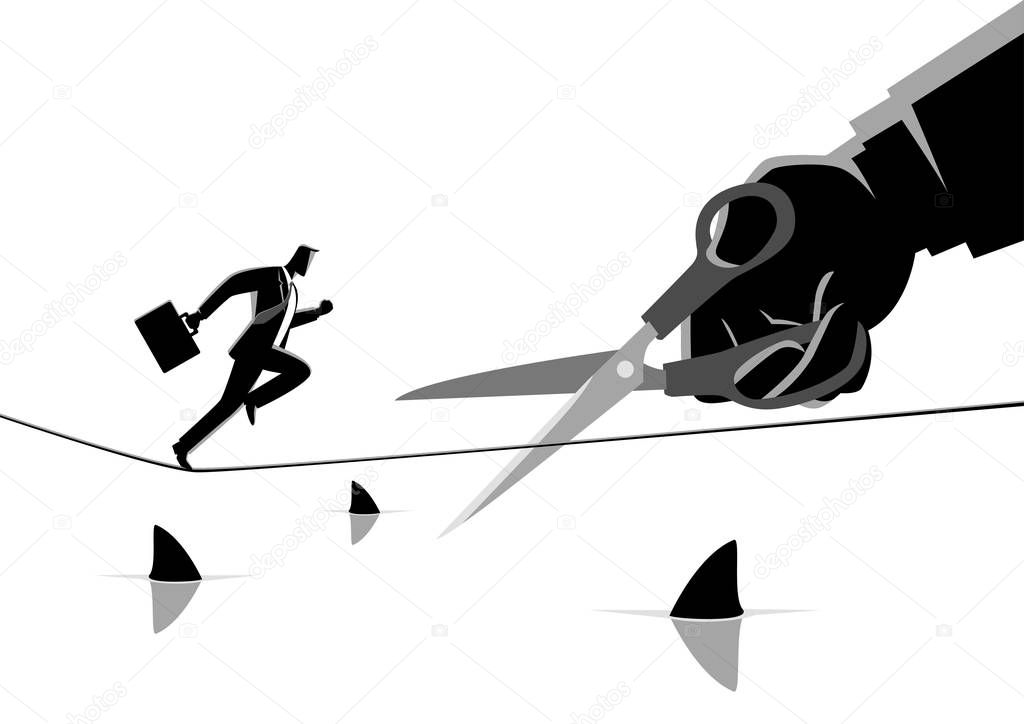 Business Sabotage Concept — Stock Vector © rudall30 #181042446