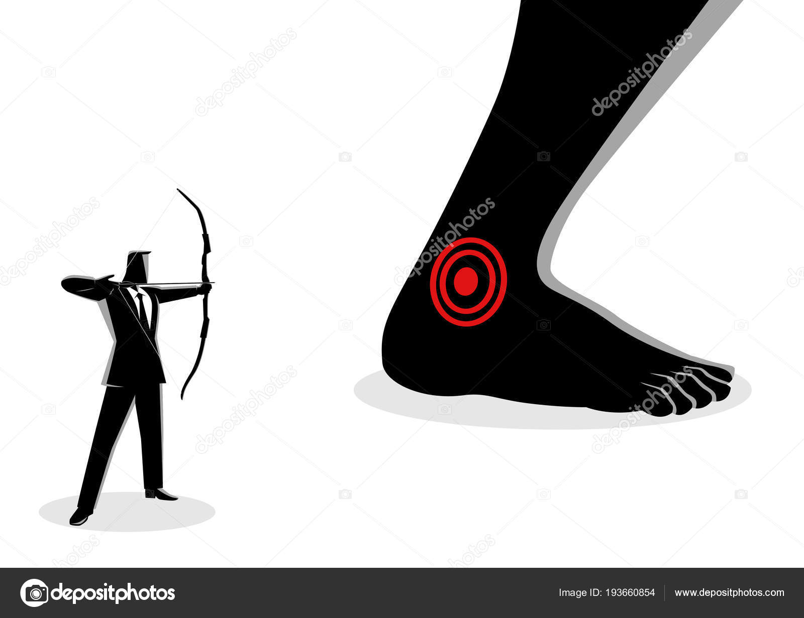Achilles Heel Stock Vector By ©rudall30 193660854