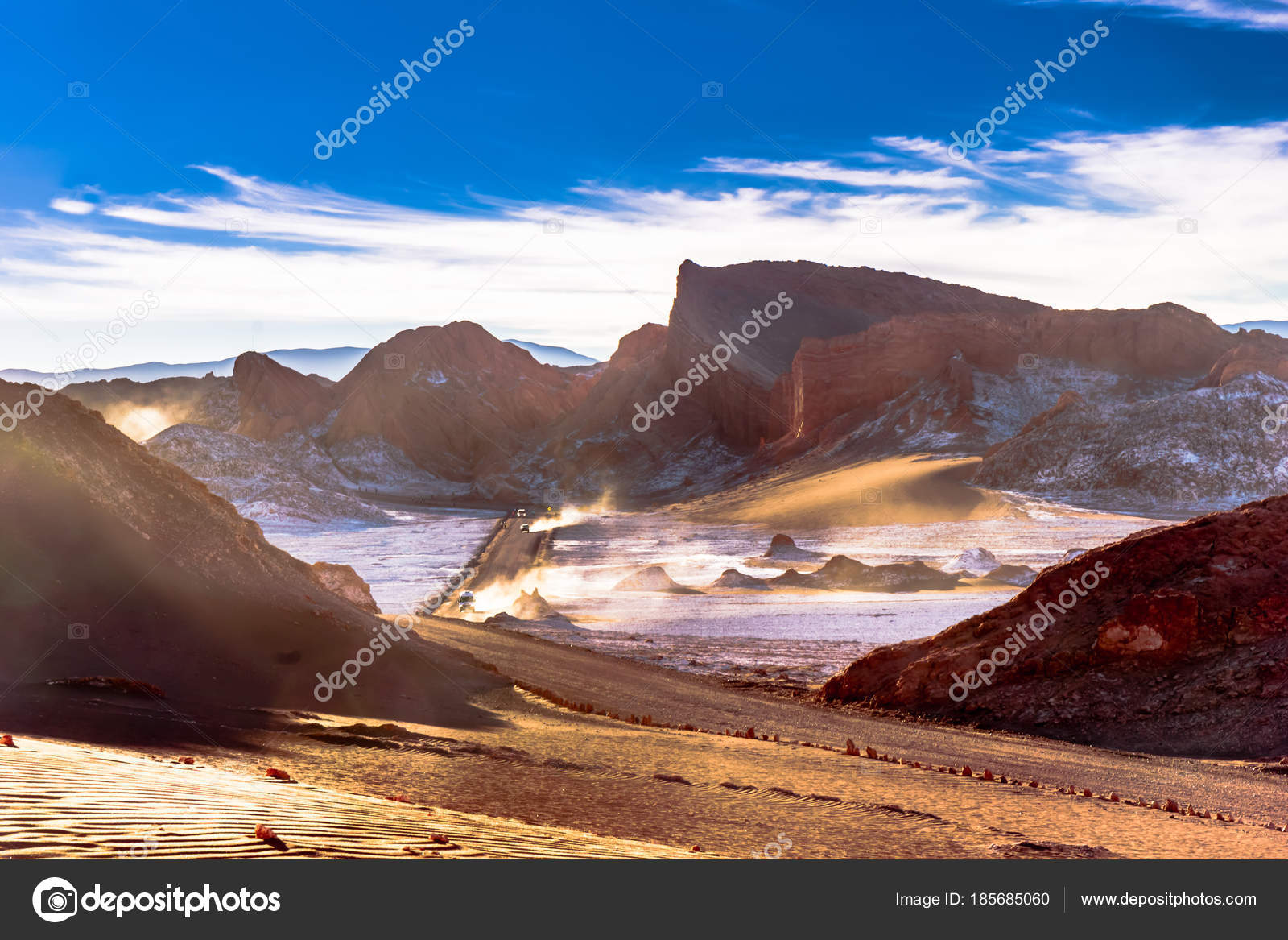 Moon valley in the Atacam desert - Chile — Stock Photo © StreetFlash ...