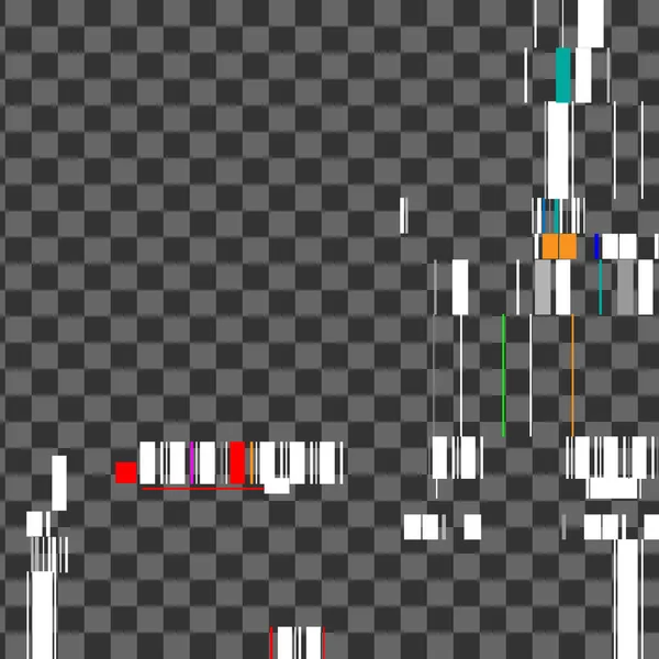 Glitch elements on transparent background Stock Vector Image by ...