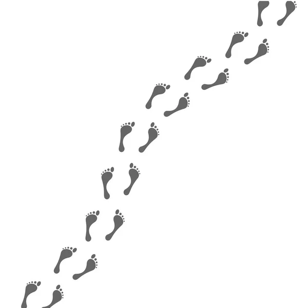 Adult barefoot traces Stock Vector Image by ©arseniuk_oleksii #192155242