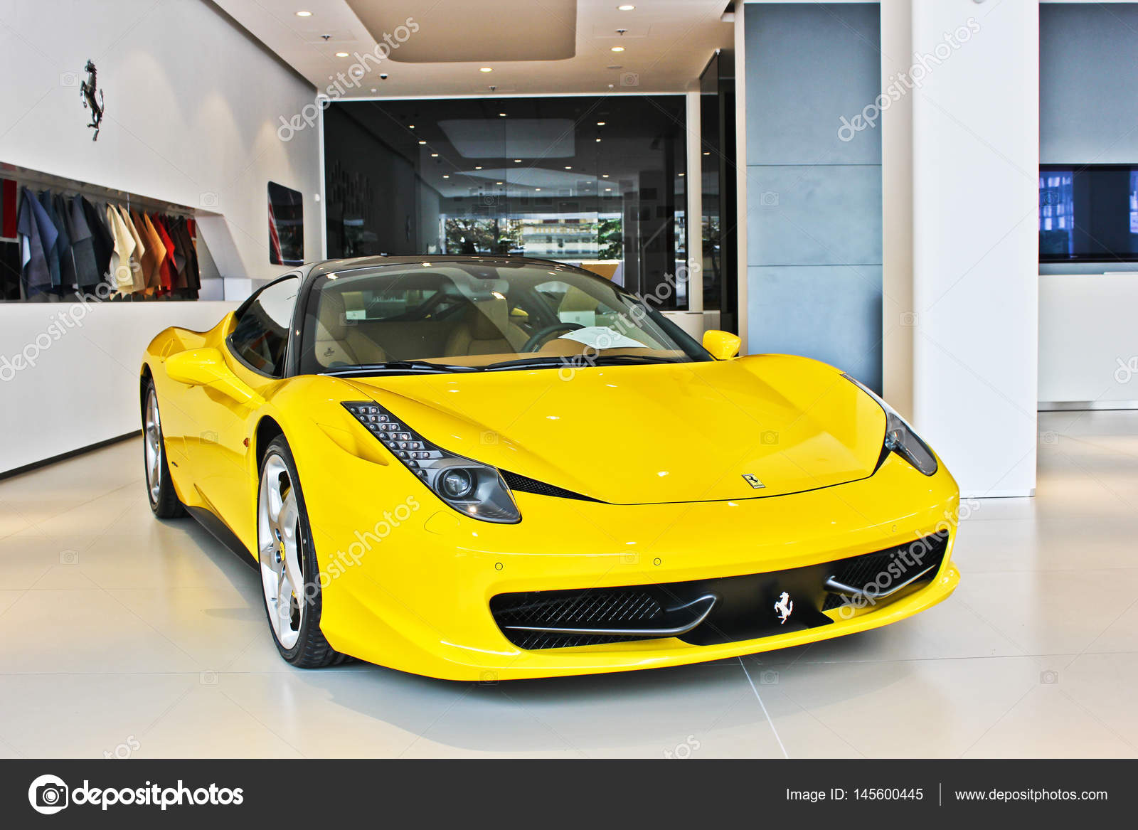 Ferrari 458 Yellow And Black