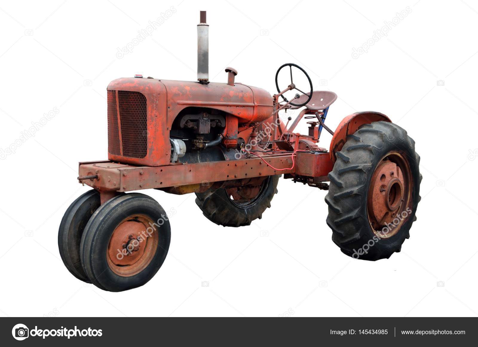 Vintage Red Tractor
