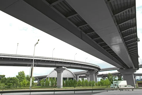 modern roads overpass in city - Stock Image - Everypixel
