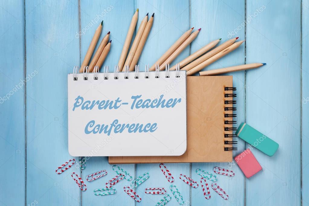 PARENT-TEACHER CONFERENCE Stock Photo by ©belchonock 129372900