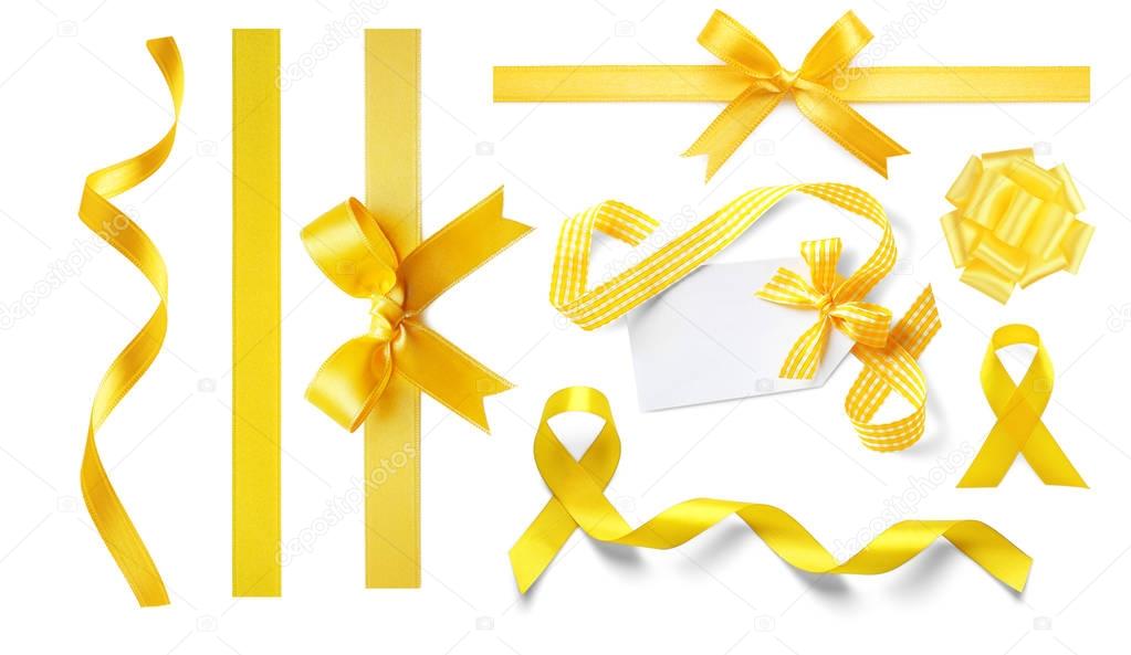 Set of festive ribbons — Stock Photo © belchonock #129376746