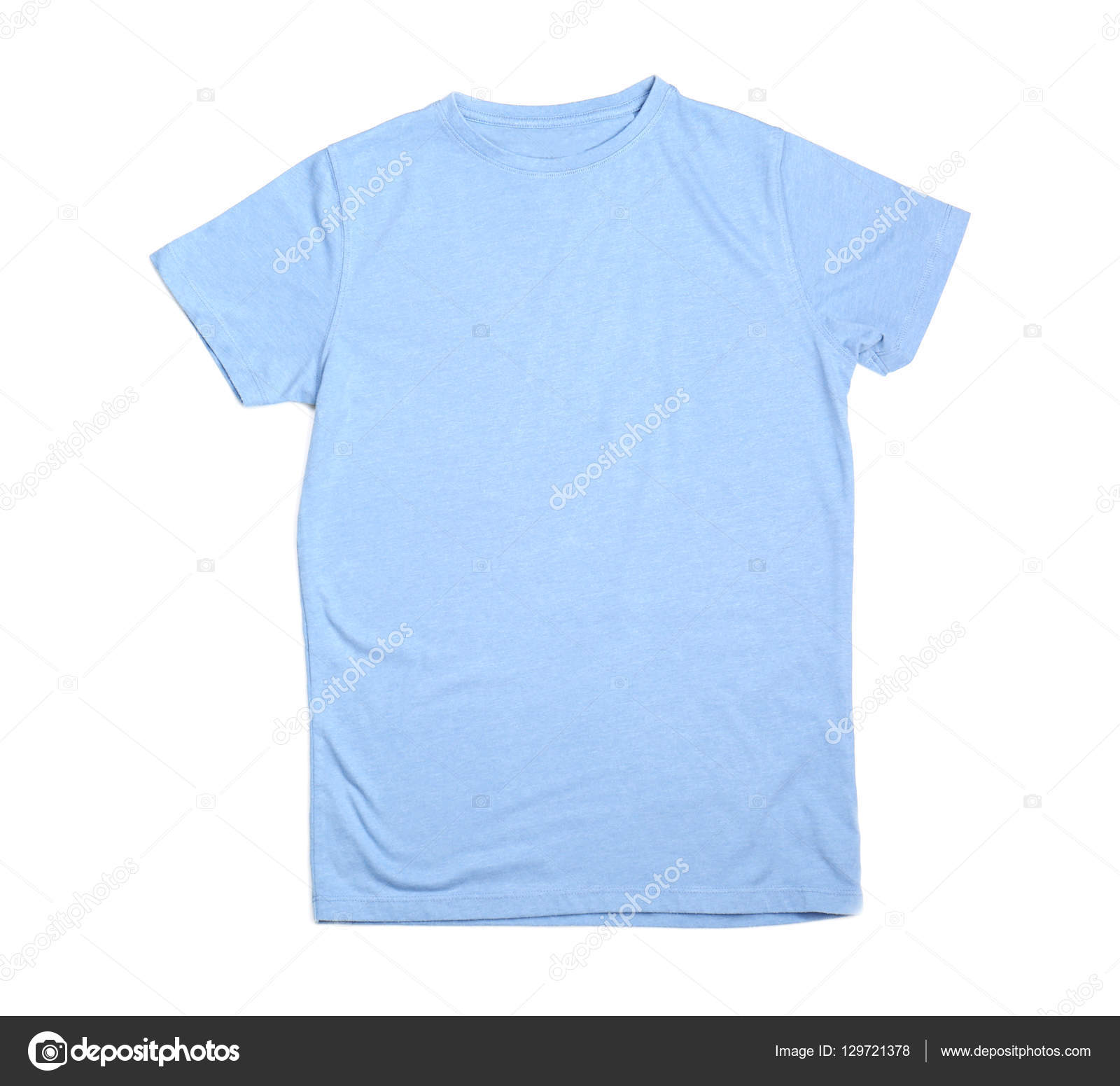 Blank Light Blue T Shirt