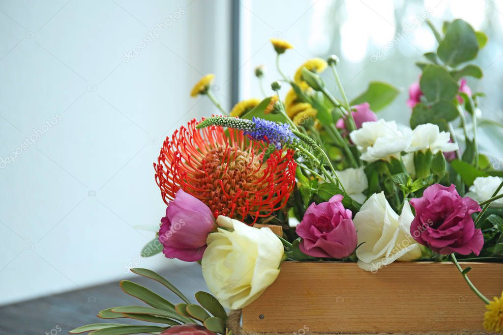 Beautiful flower composition Stock Photo by ©belchonock 130459572