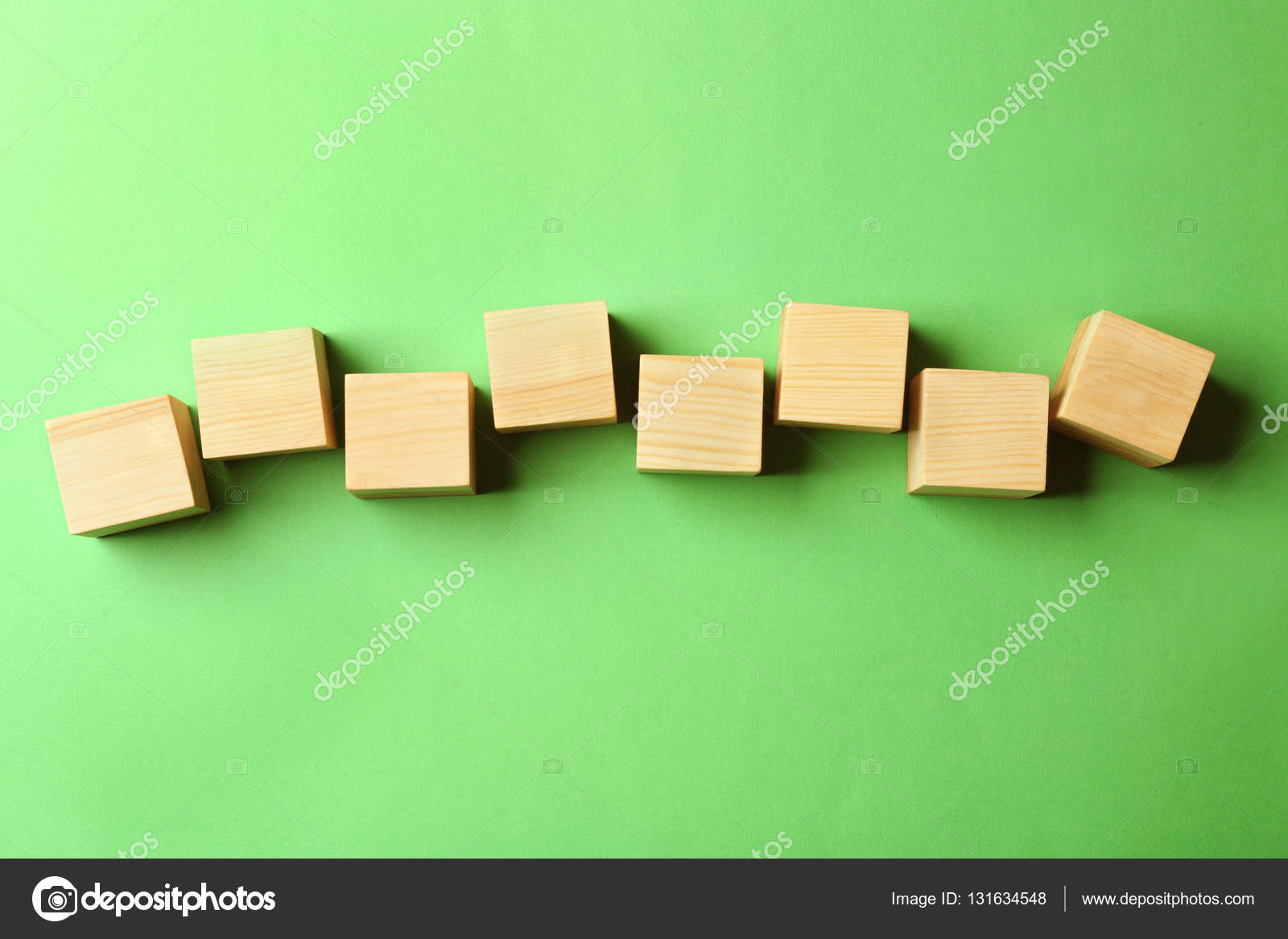 Empty wooden cubes Stock Photo by ©belchonock 131634548