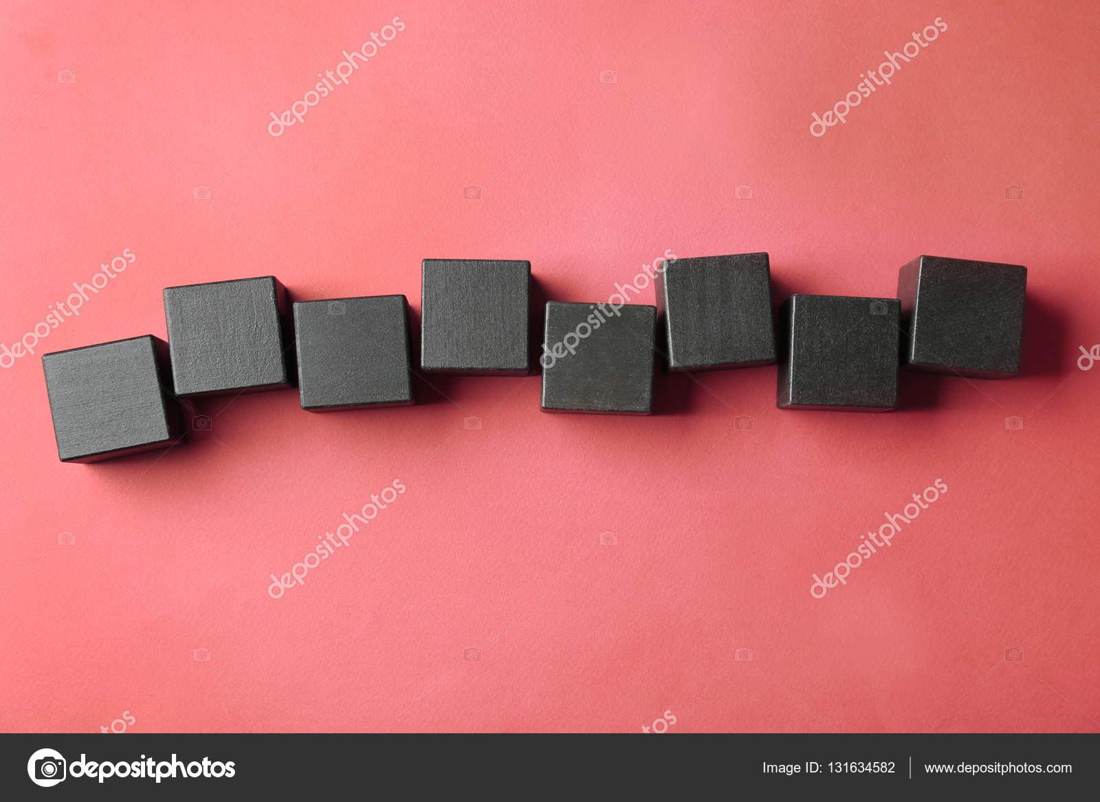 Empty wooden cubes Stock Photo by ©belchonock 131634582