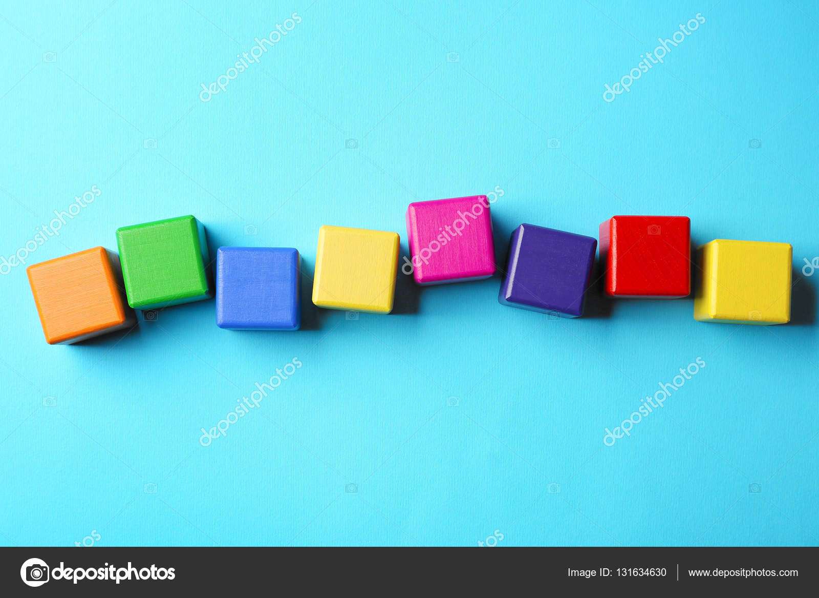 Empty wooden cubes Stock Photo by ©belchonock 131634630