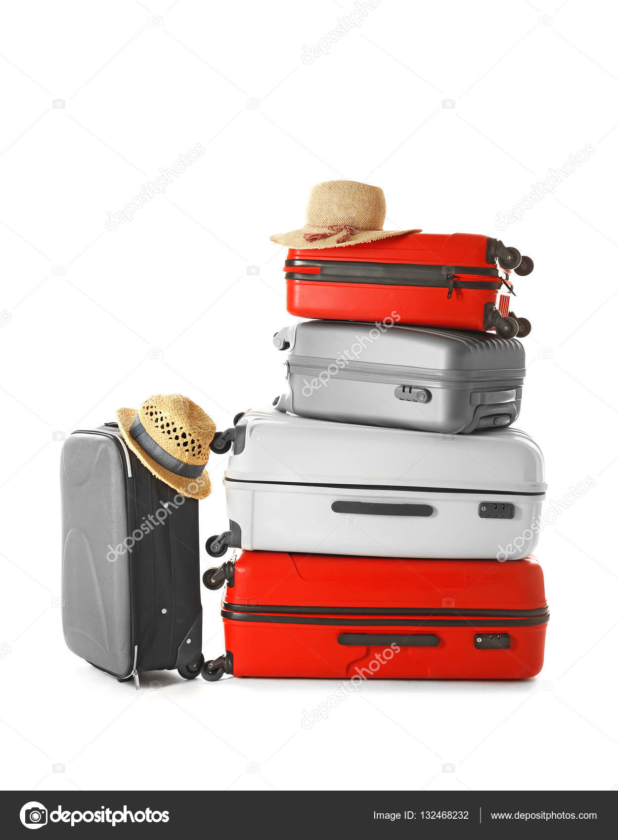 Modern Suitcase Open