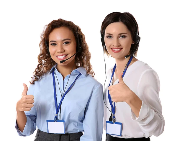 Call center dispatchers Stock Photo by ©belchonock 134812034