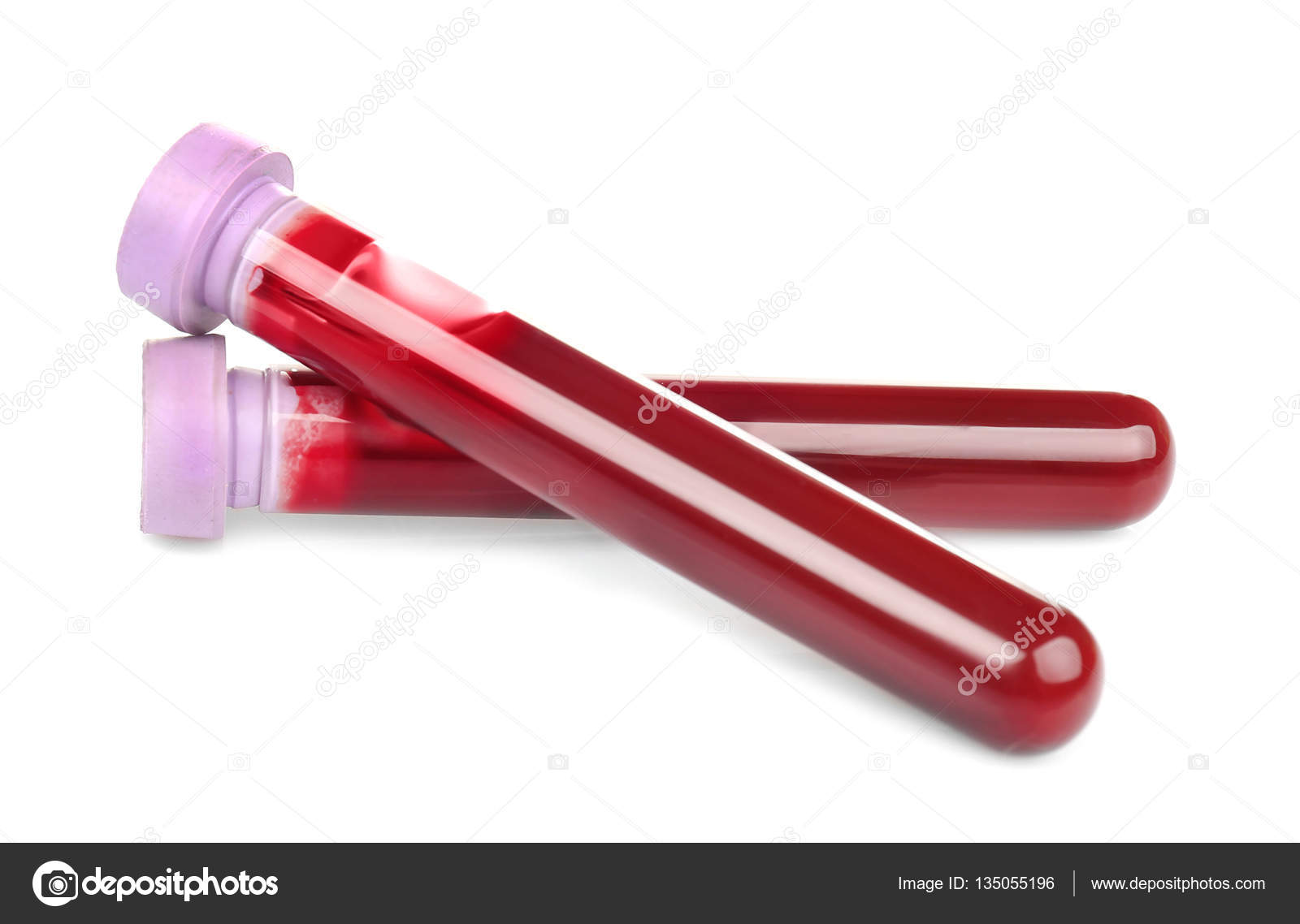 Test tubes with blood Stock Photo by ©belchonock 135055196