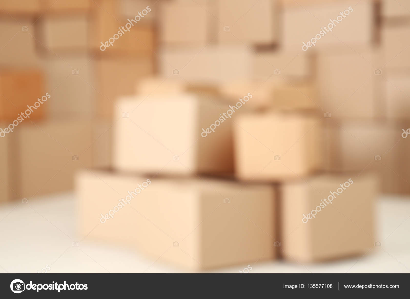 New carton boxes — Stock Photo © belchonock #135577108