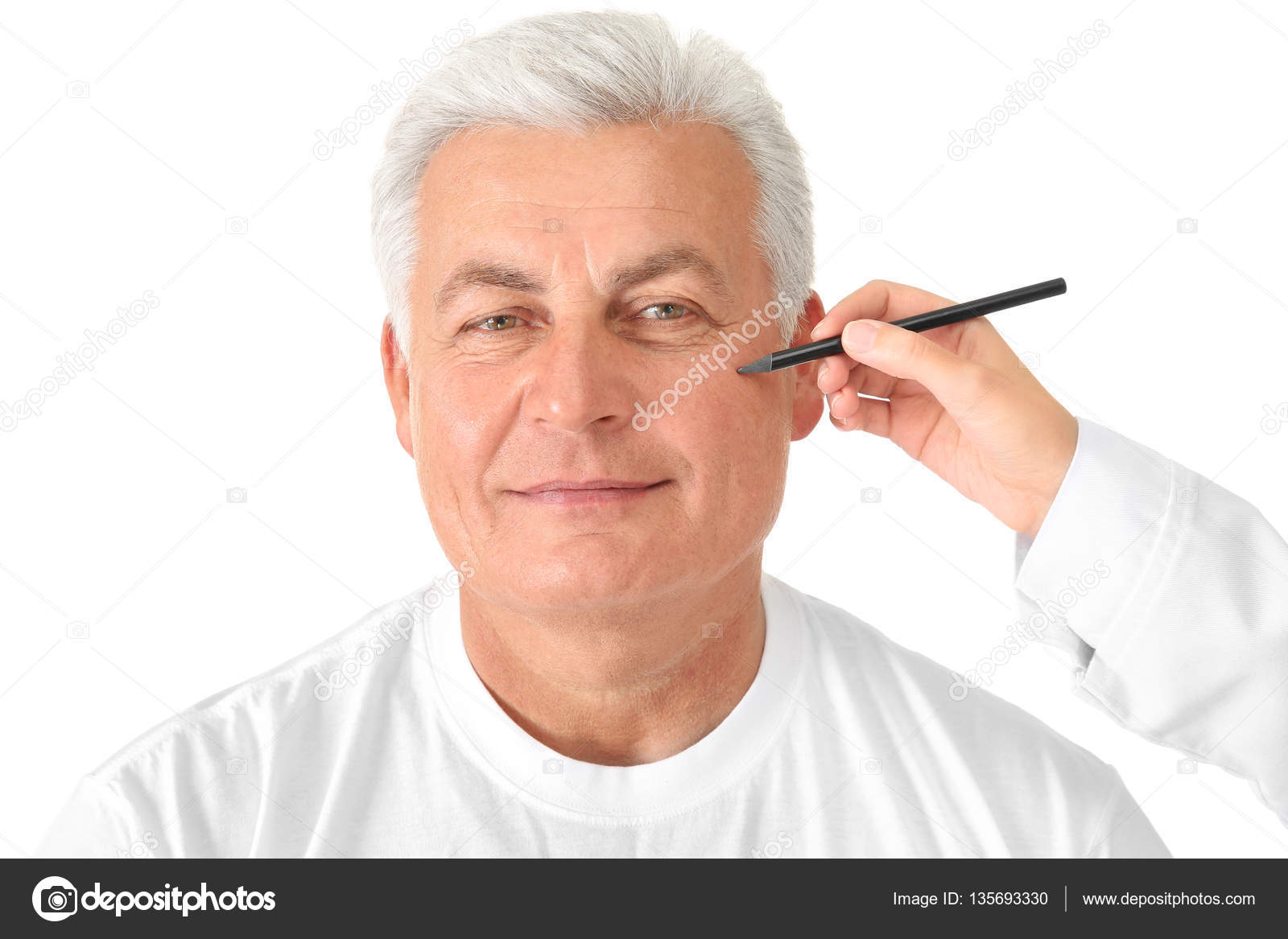 Hand drawing correction line — Stock Photo © belchonock #135693330