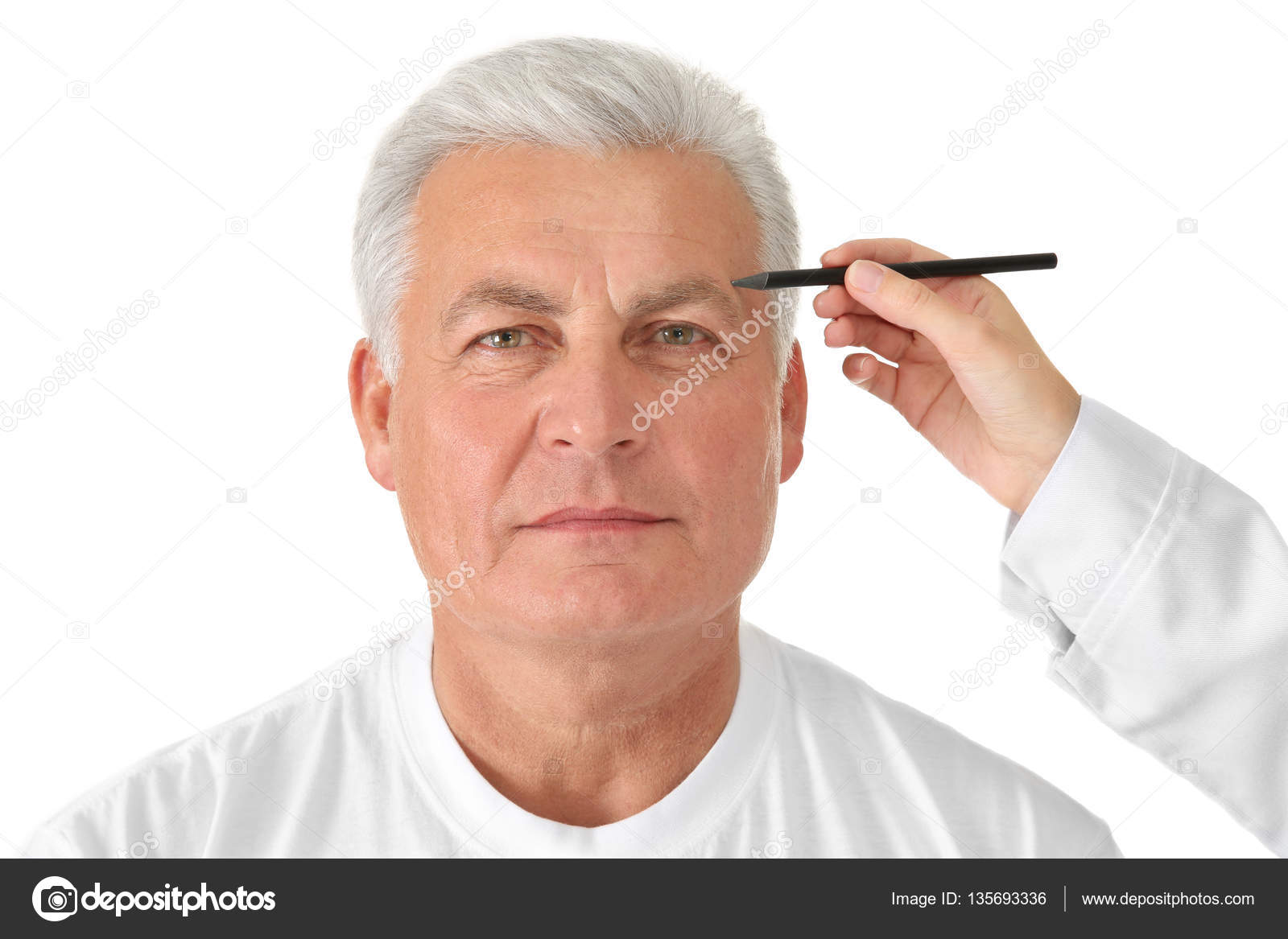 Hand drawing correction line — Stock Photo © belchonock #135693336