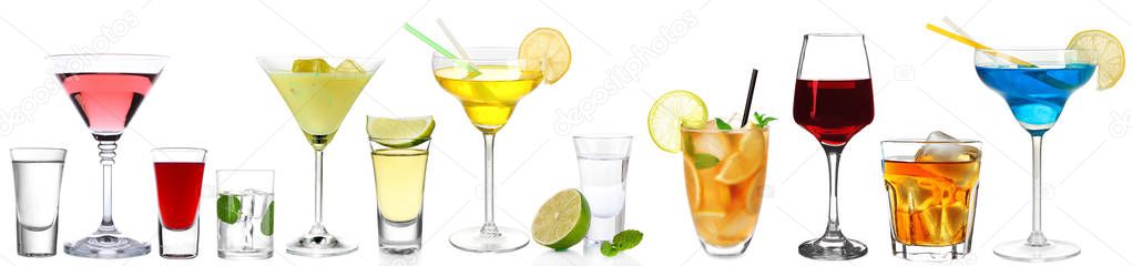 Cocktails white background Stock Photos, Royalty Free Cocktails white ...