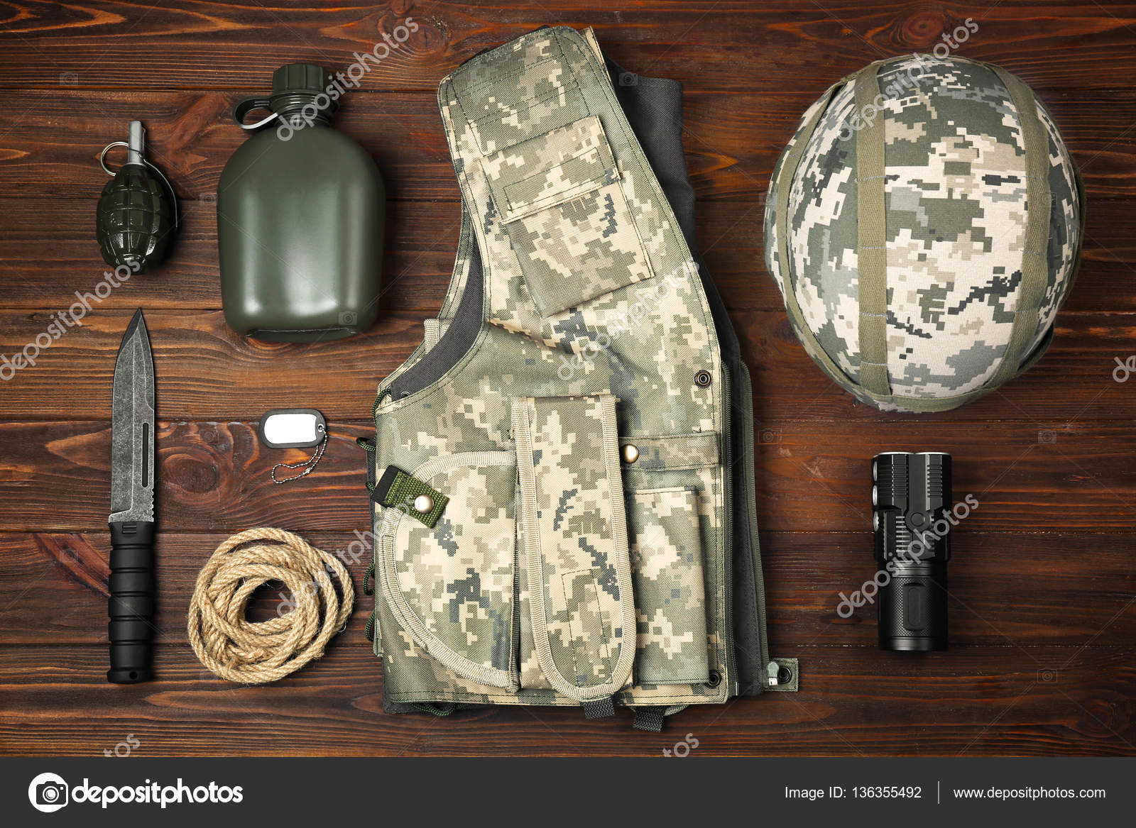 Modern Military equipment Stock Photo by ©belchonock 136355492
