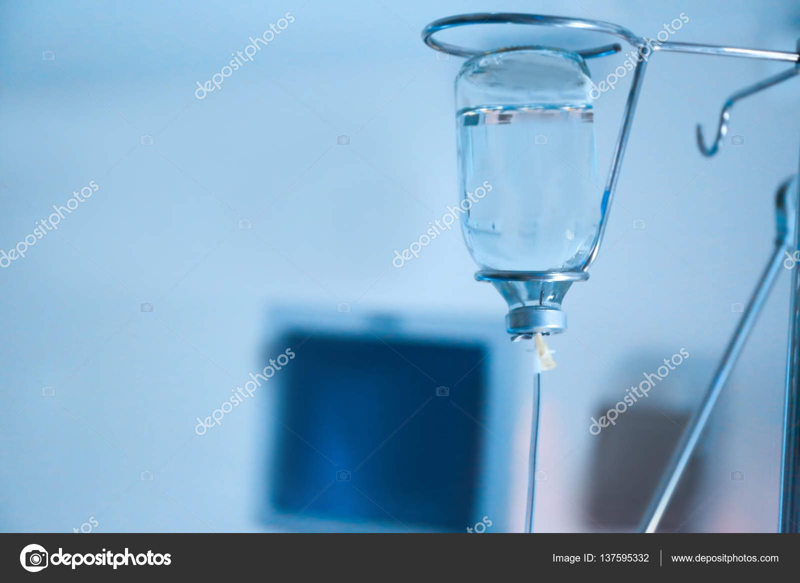 Infusion drip in hospital — Stock Photo © belchonock #137595332