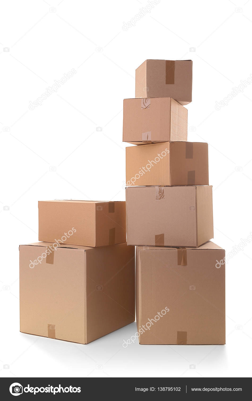Stacked Cardboard boxes — Stock Photo © belchonock #138795102 Stacked Cardboard boxes — Stock Photo © belchonock #138795102