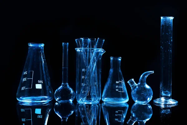 Test beakers and flasks — Stock Photo © belchonock #138953762