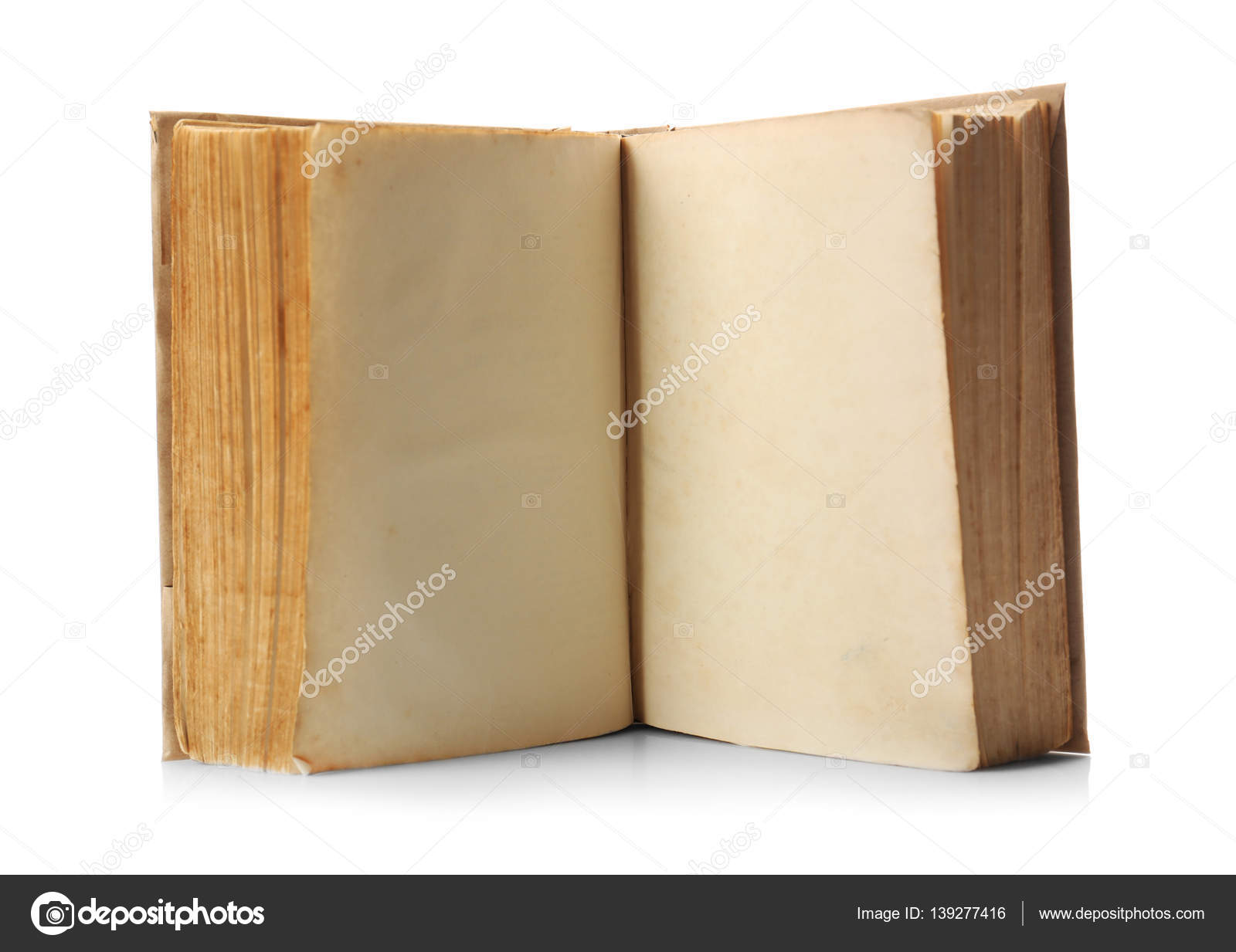 Old open book Stock Photo by ©belchonock 139277416