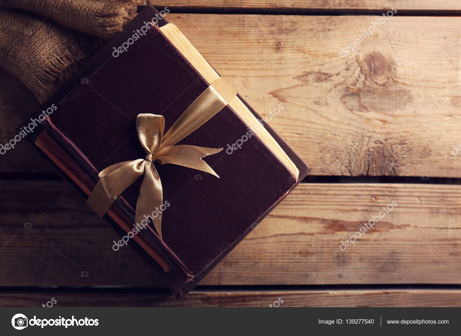 Old books on table Stock Photo by ©belchonock 139277540