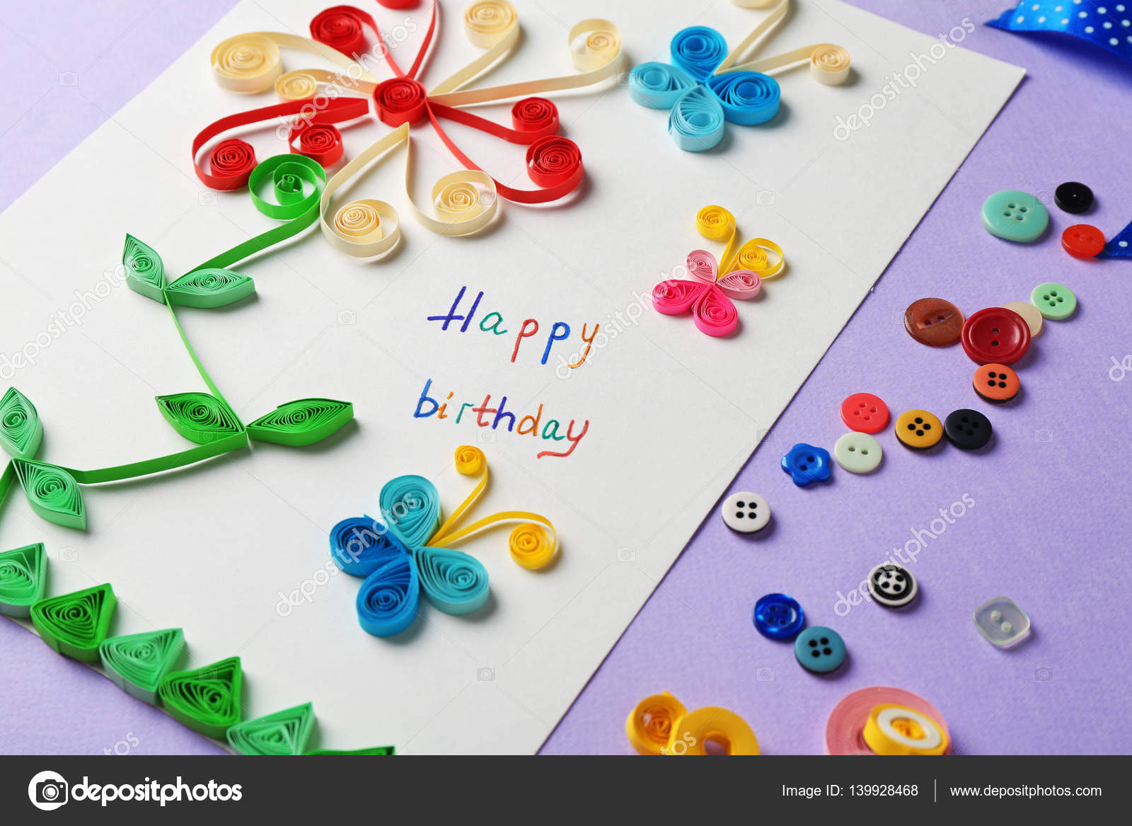 Handmade gift card — Stock Photo © belchonock #139928468