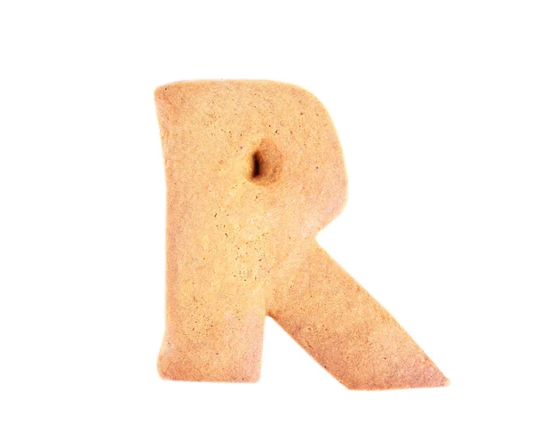 Cookie letter on white Stock Photo by ©belchonock 141063104