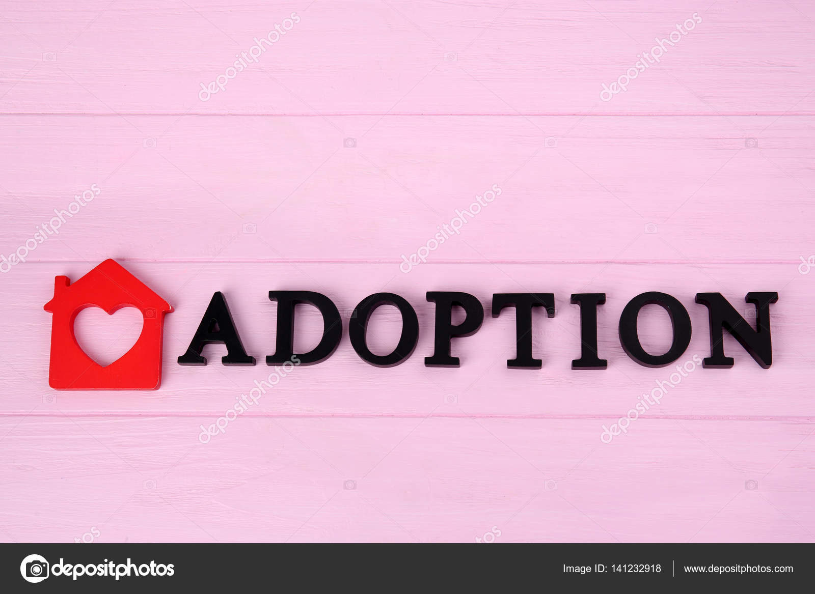 Word ADOPTION on table — Stock Photo © belchonock #141232918