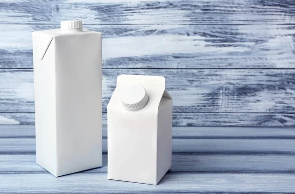 Two simple milk boxes — Stock Photo © belchonock #146177163