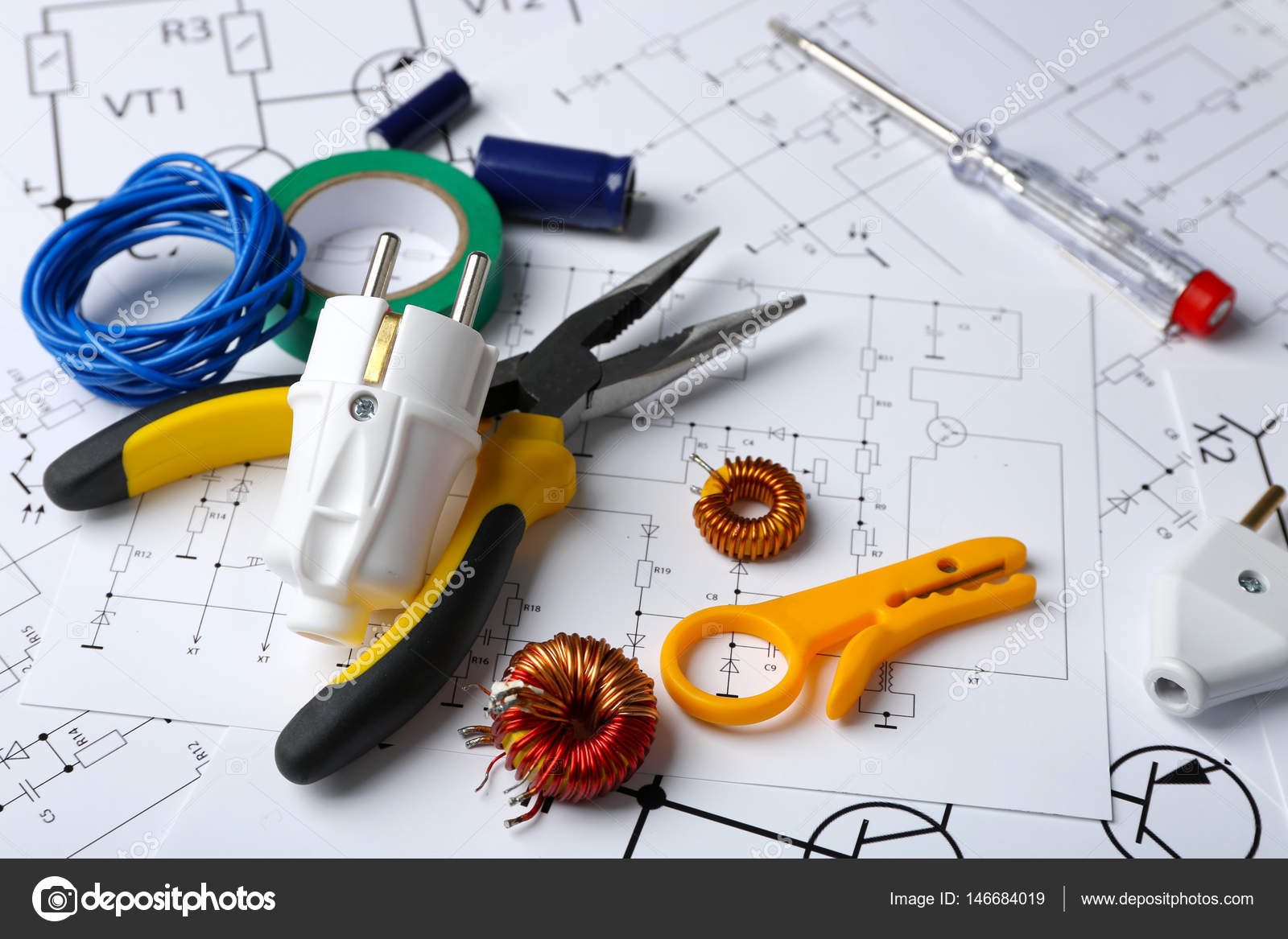 Different electrical tools Stock Photo by ©belchonock 146684019 Different electrical tools Stock Photo by ©belchonock 146684019