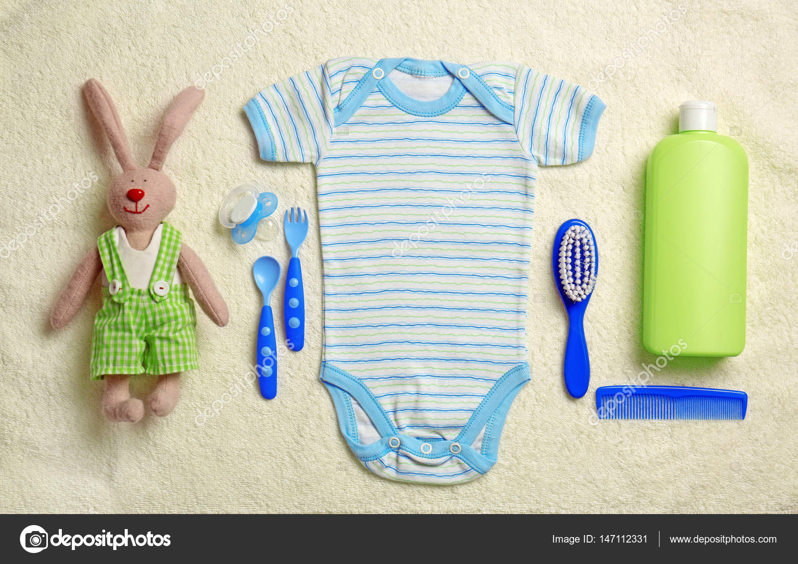 Baby care accessories Stock Photo by ©belchonock 147112331