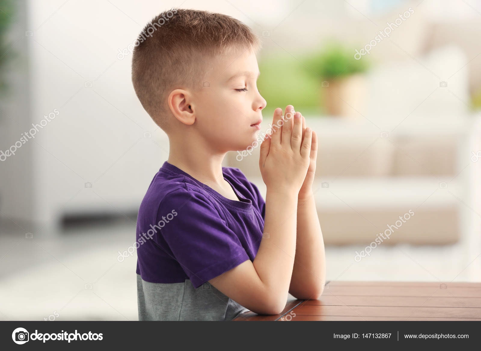 Baby Boy Praying