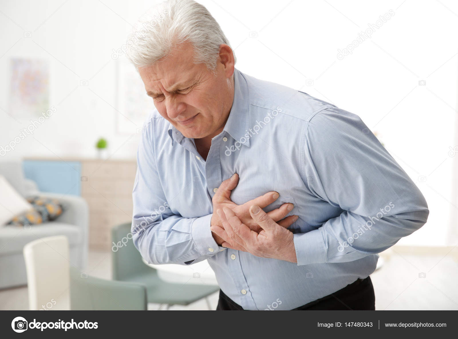 Person Having A Heart Attack